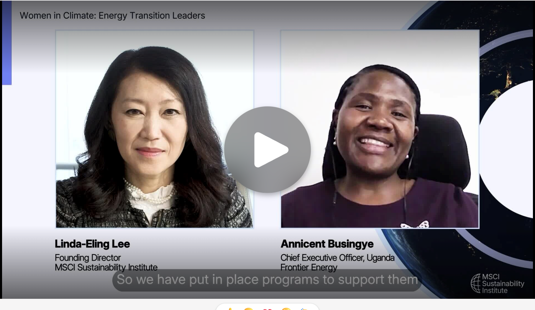 MSCI Institute - Driving long-term value through capital markets