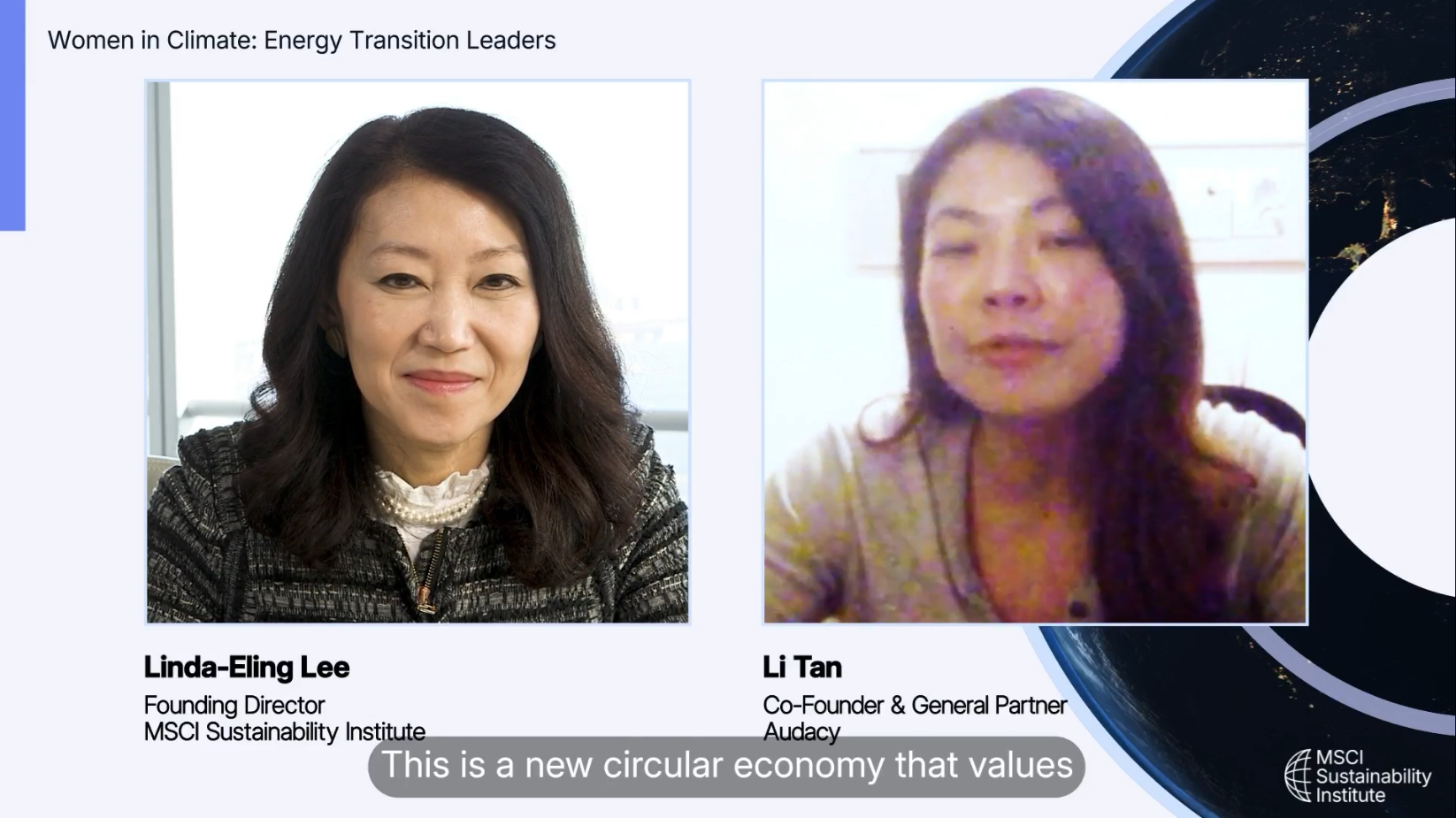 MSCI Institute - Driving long-term value through capital markets